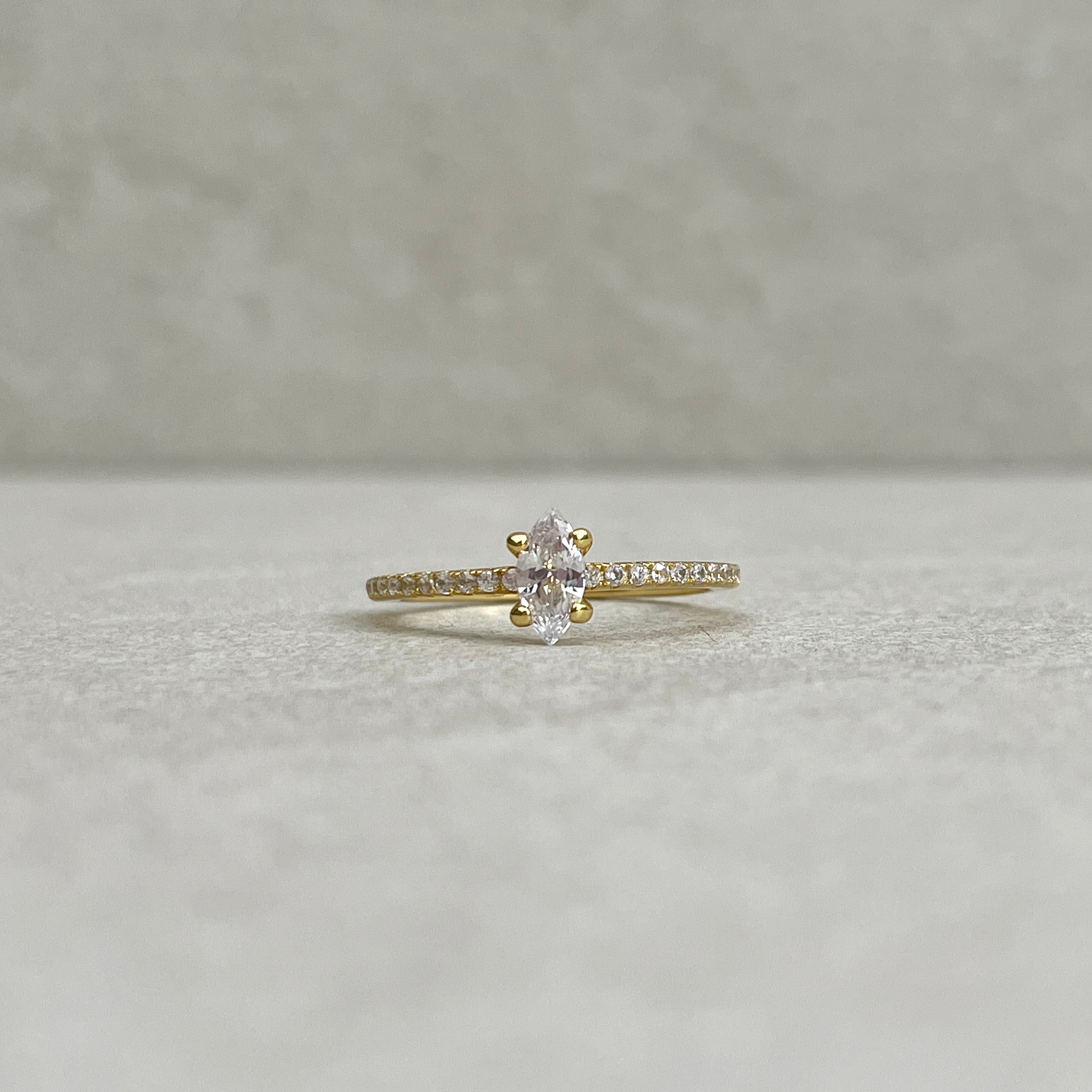 Starlette Ring | Gold Ring – ANJOUELS. JEWELLERY